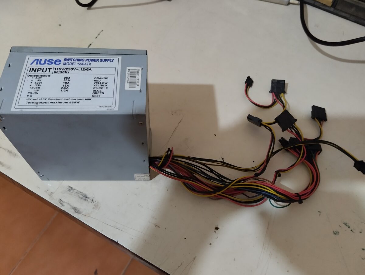 Ause fuente de poder ATX 550w - VITRINA VENEZUELA :. Producción Nacional a un clic de distancia.